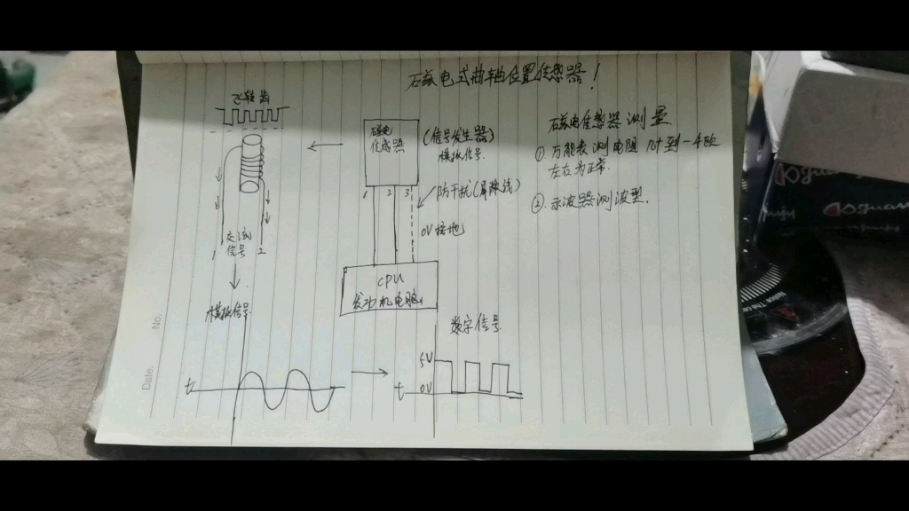 汽车磁电式曲轴位置传感器原理讲解