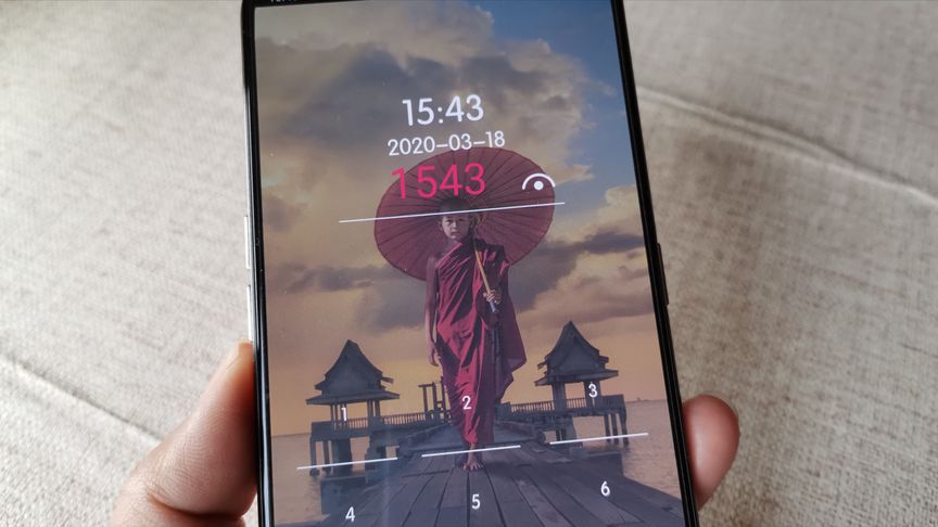 手机设置当前时间做锁屏密码,时刻在变,出自己别人都打不开