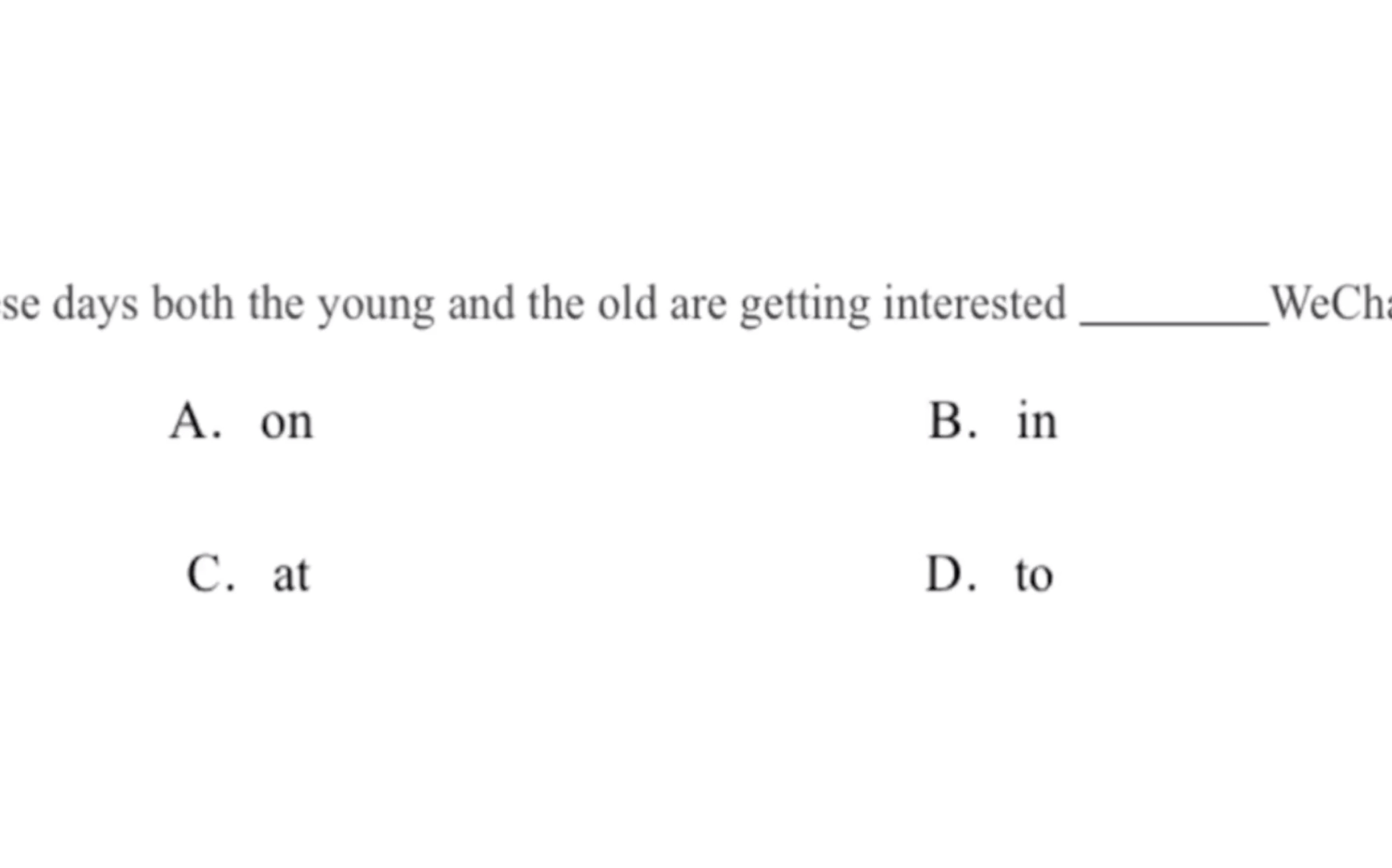 初中英语选择题,get interested in是什么含义?