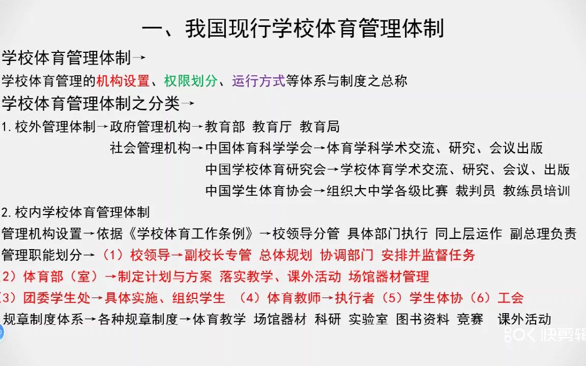 第八章学校体育管理第二节
