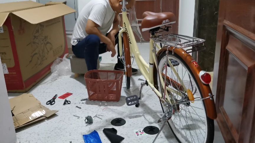 从京东购买一辆老牌子的自行车,再以后环保出行,买菜啥的就靠它