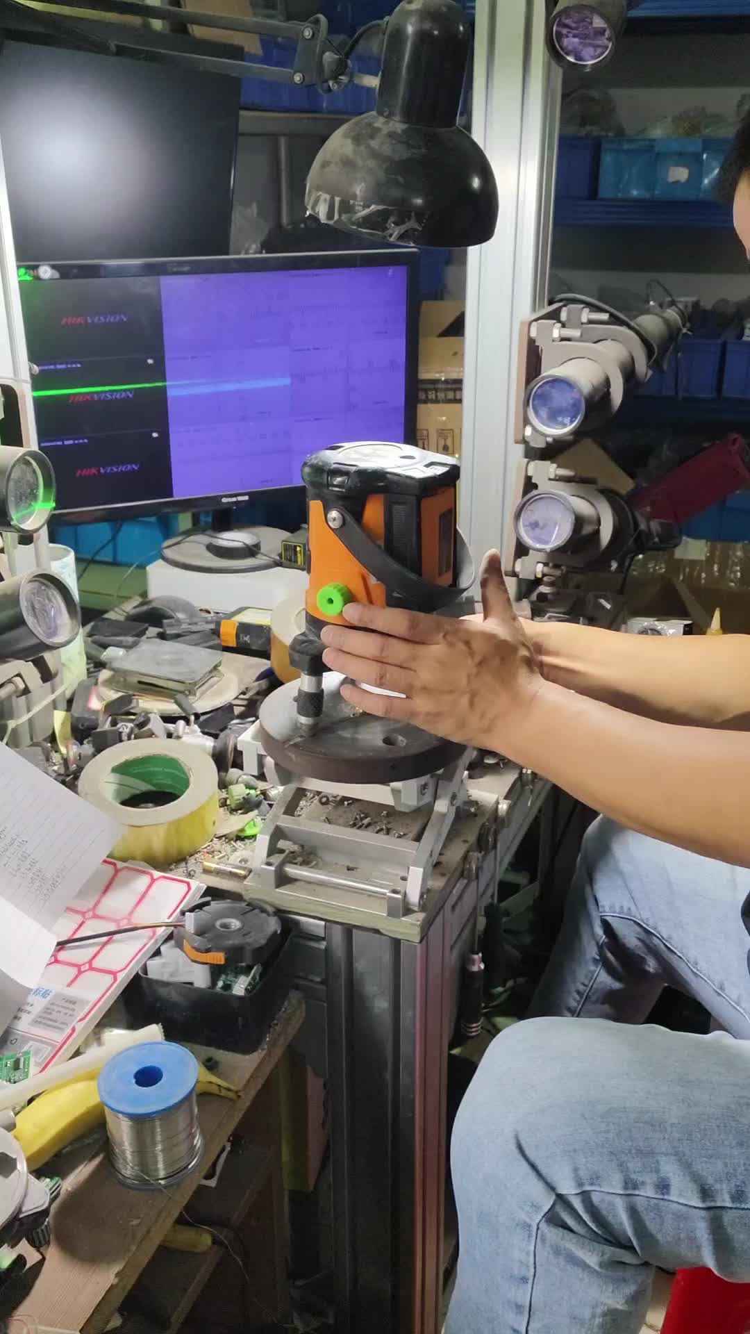 沉浸式看师傅校准#莱赛水平仪维修校正