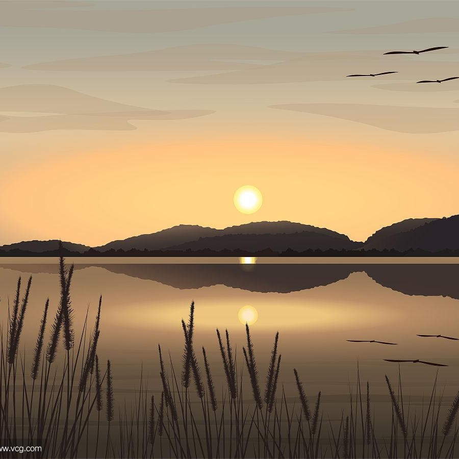 夕阳西下几回来 