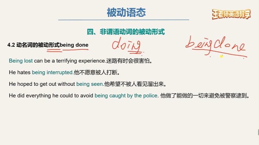 22被动语态专题:动名词的被动形式