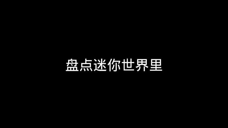盘点迷你世界里最没用的东西