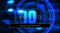 视频素材-数字倒计时背景