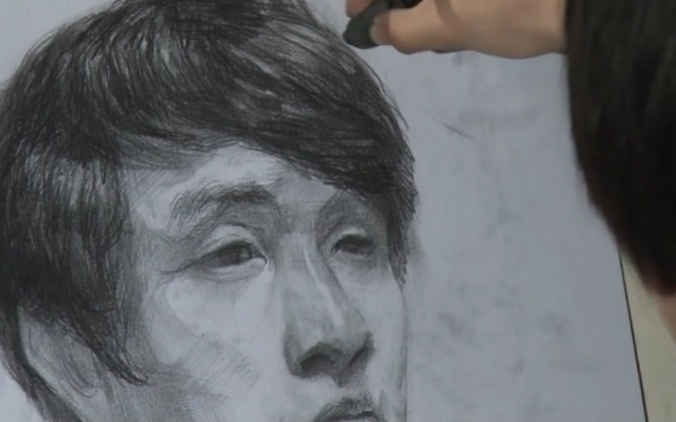 [素描教程] 【肖像素描:男青年】