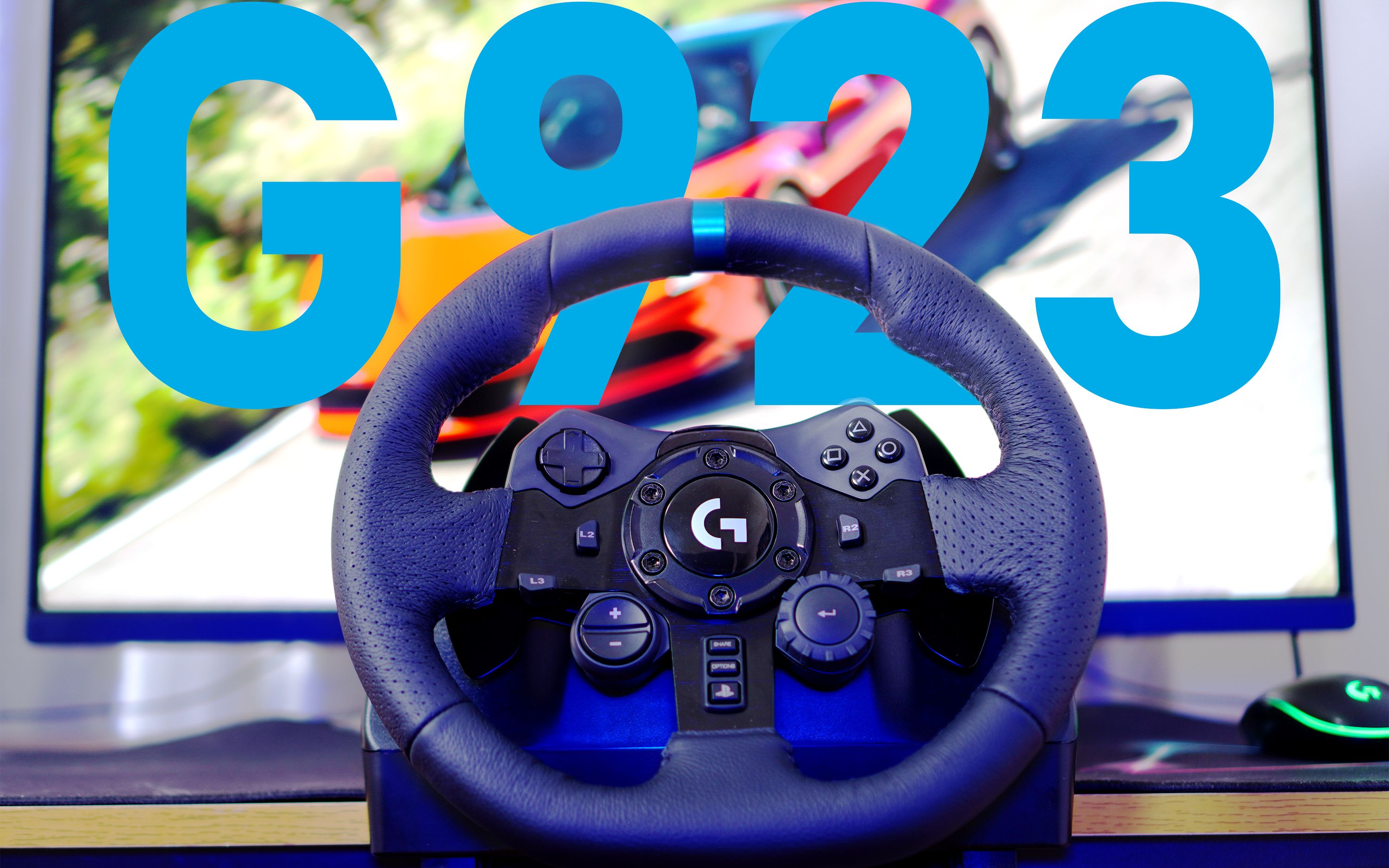 键盘车神游戏方向盘入门神器,罗技G923 B站首测!【赛车模拟器】×【...