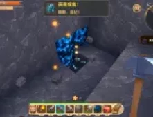 迷你世界故事21:我要蓝钻矿石,却挖到了一堆蓝色矿石