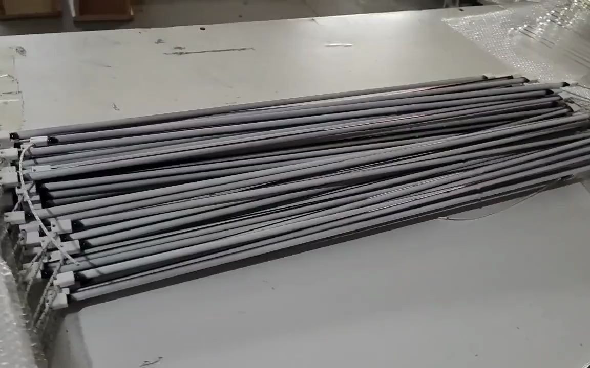 【红外线加热管】红宝石红外线钨丝加热管,半面镀白,专业生产厂家