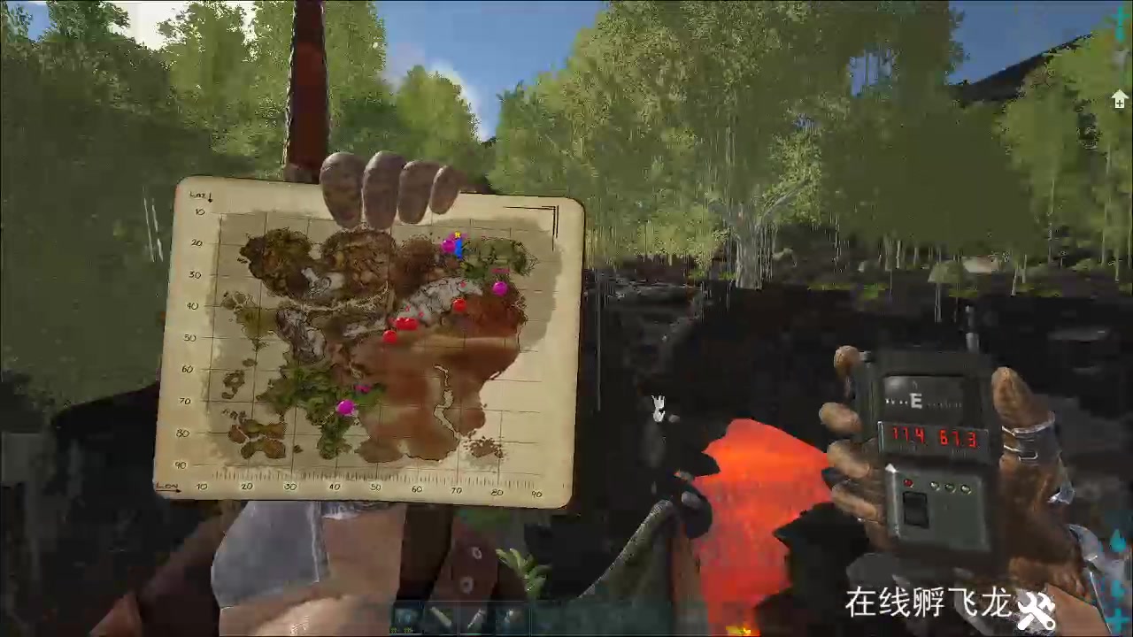 方舟私服干货!100%安全的萌新第一颗飞龙蛋获取方法。方舟生存进化...