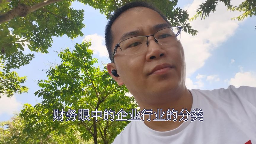 财务眼中的企业行业的分类