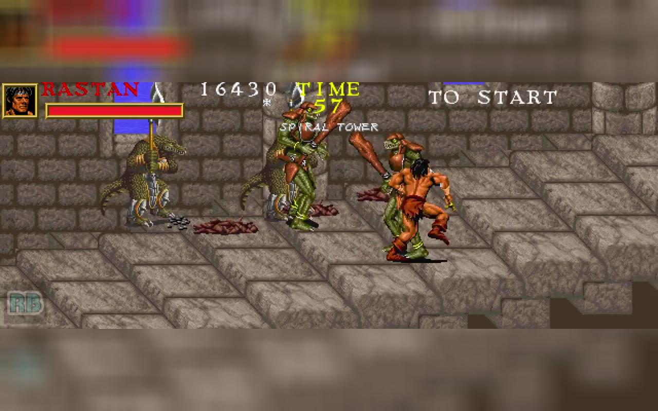 【街机游戏回顾】 王者之剑3 通关视频 Warrior Blade 336920pts Rast...