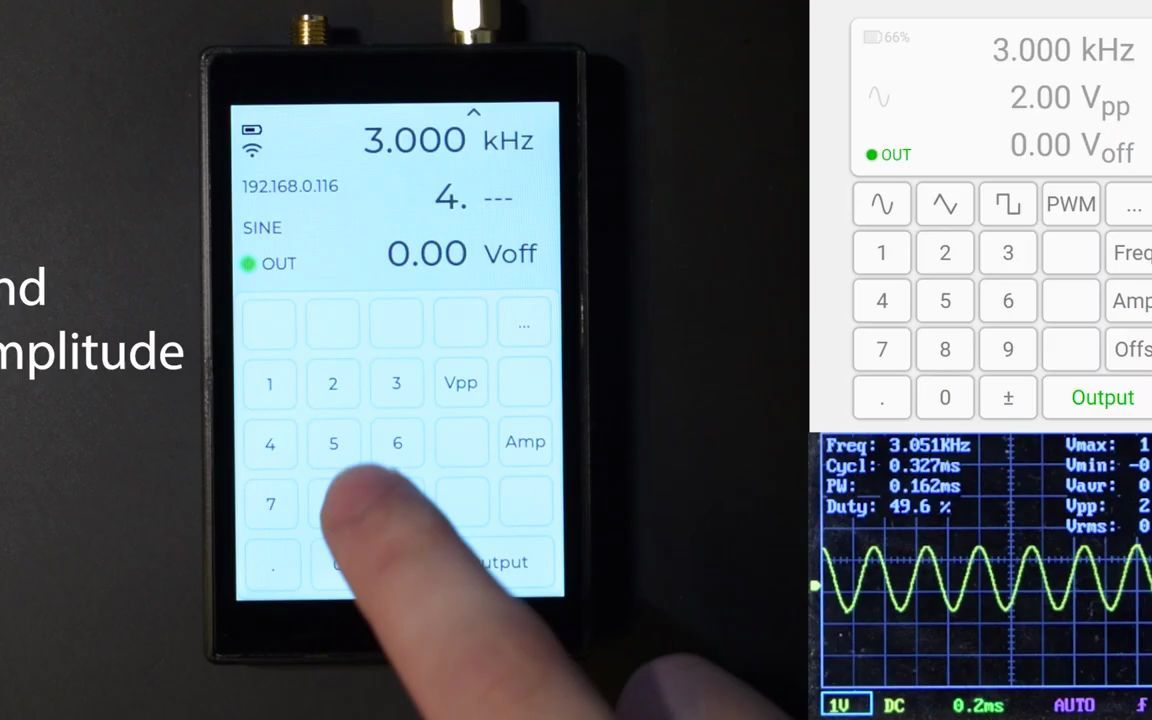 DIY信号发生器:便携式,支持Wi-Fi
