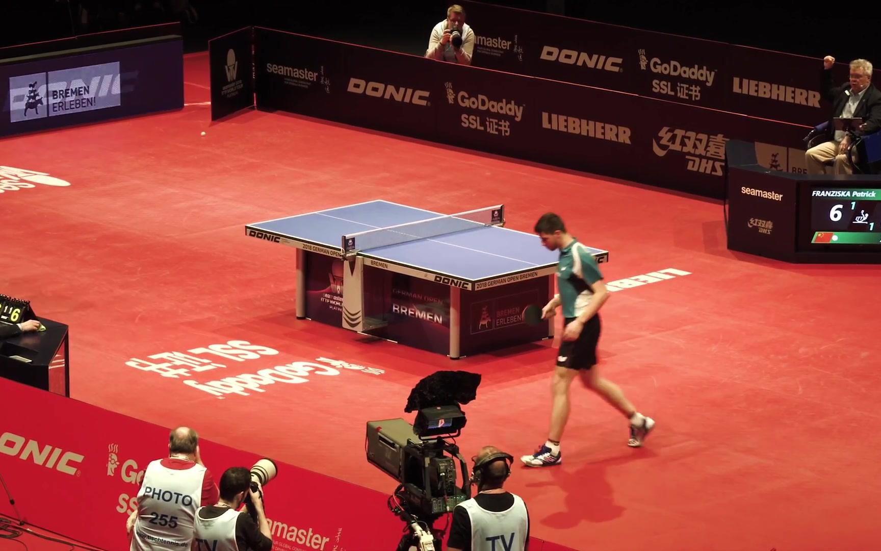 【观众视角】2018德国公开赛半决赛 许昕 - 弗朗西斯卡