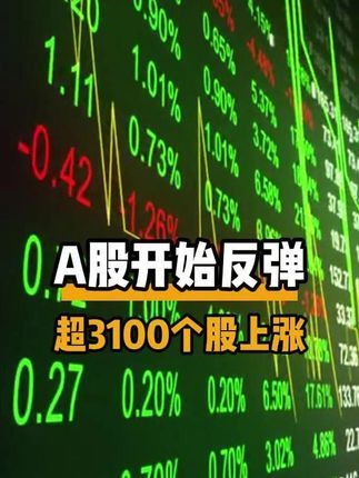 A股开始反弹,超3100股上涨 #股票 #大盘 #上证指数 #每日股市数据 #...