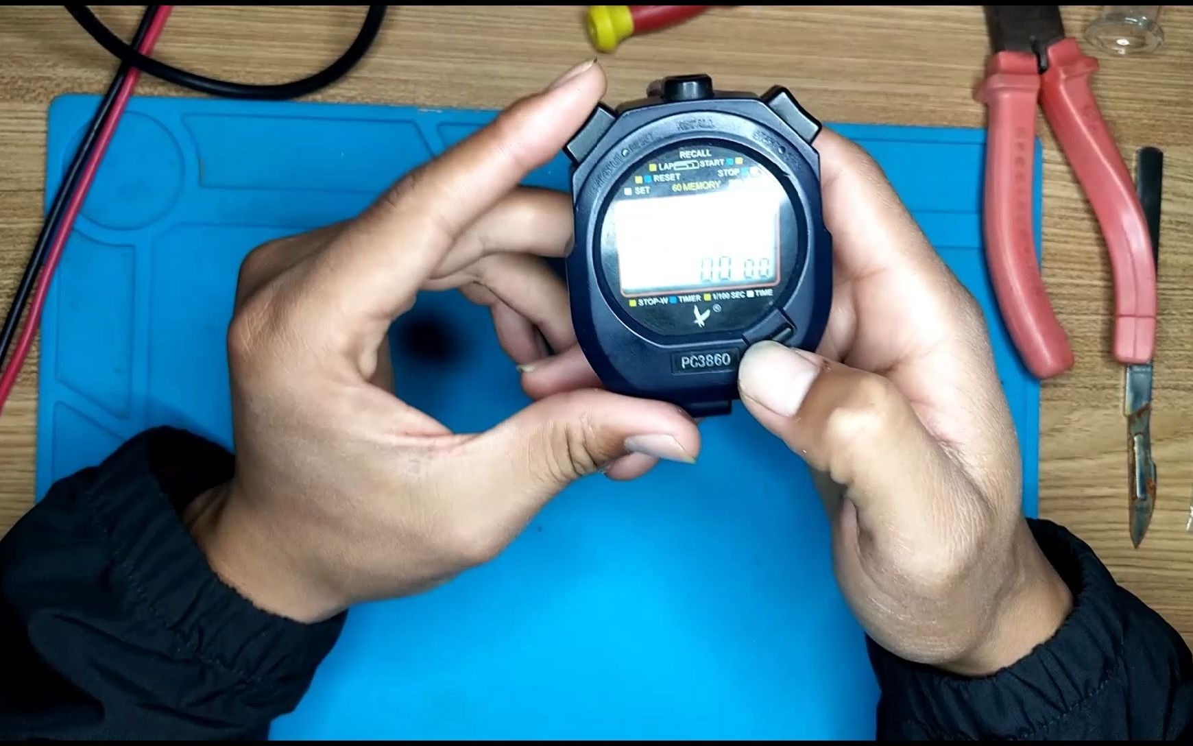 体育教师必备神器,秒表,停表拆解修复