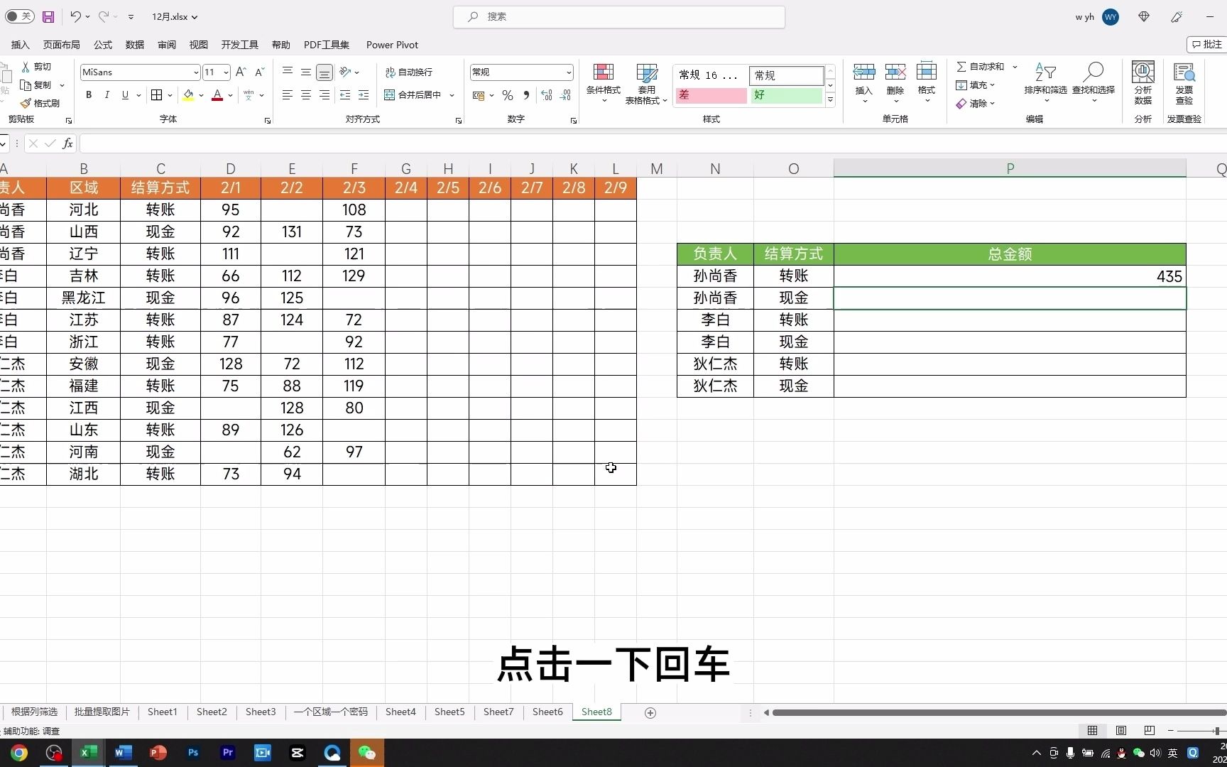 多条件多列求和,很多人都不会,其实一个SUMPRODUCT就能轻松搞定