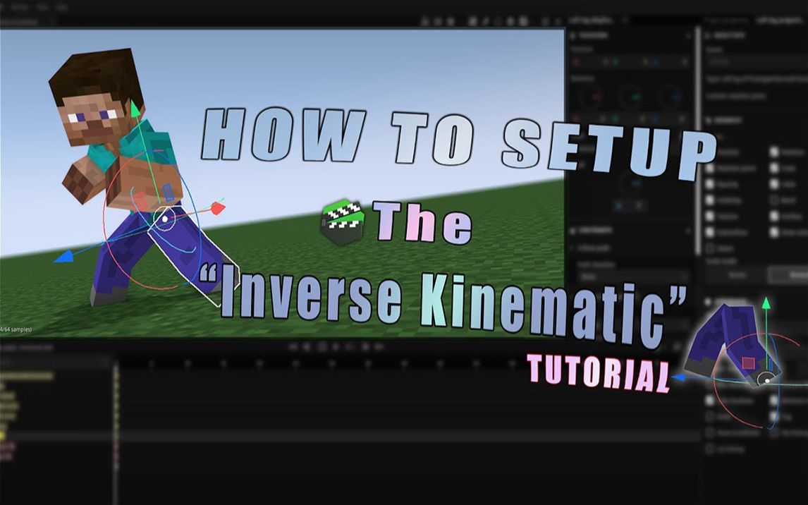 213.【如何设置IK_ Inverse Kinematic 】Mine-imator Pre-Release 5教程