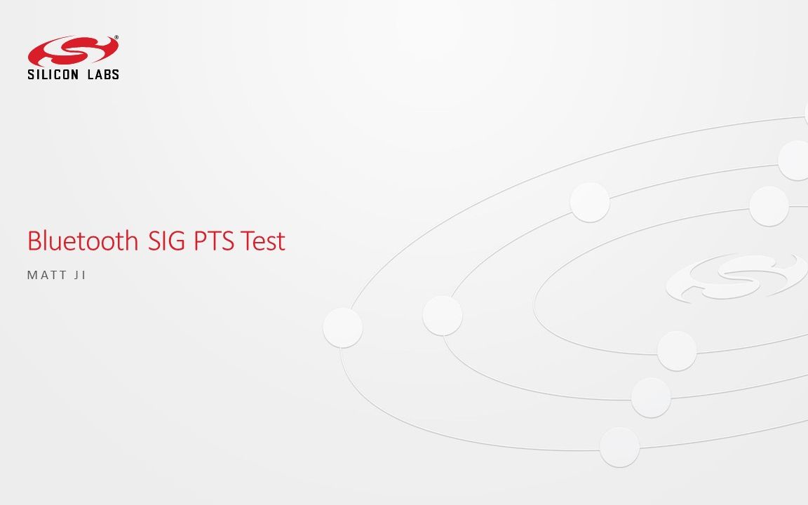 基于CGM设备的Bluetooth SIG PTS测试讲解