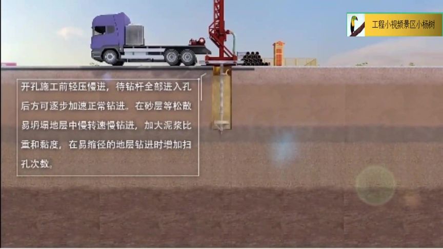工程小视频:钻孔灌注桩施工全过程3D动画