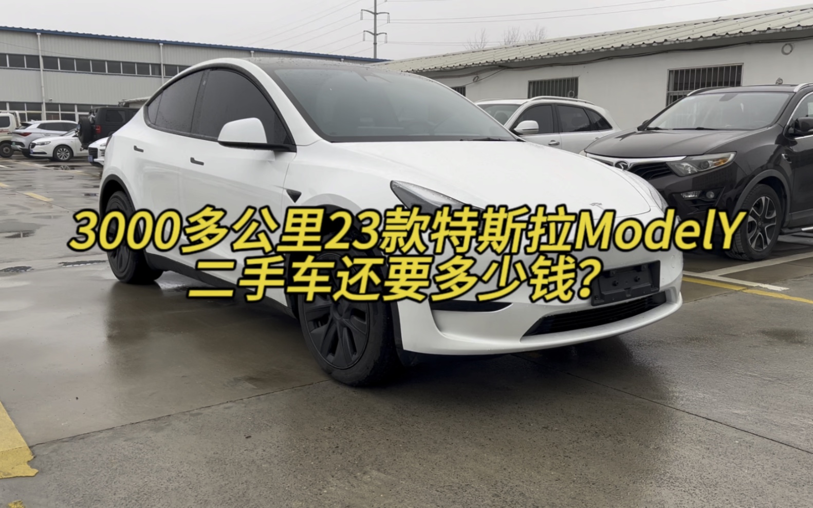 新到23款特斯拉Model Y标续二手车,2023年11月上牌,3000多公里,车况...