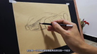 今天和大家分享素描“车”的作品,详细教学,先收藏下!