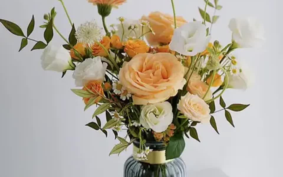 家居瓶插花教学,家庭插花视频教程