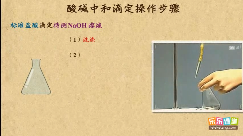 11.2.16 酸碱中和滴定操作步骤