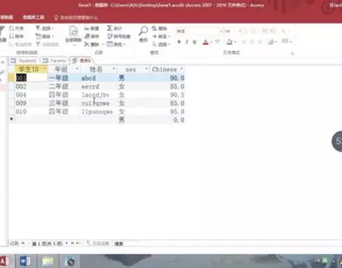 Access2016教程:查询讲解6