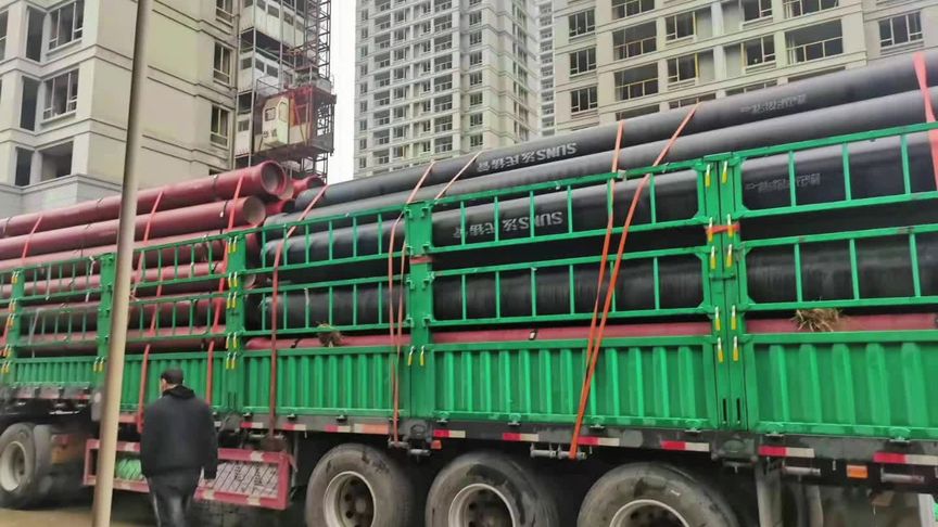 小区雨污水管道用球墨铸铁管施工的需要注意污水管道必须用专用…