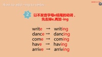 语法:现在进行时(微课)