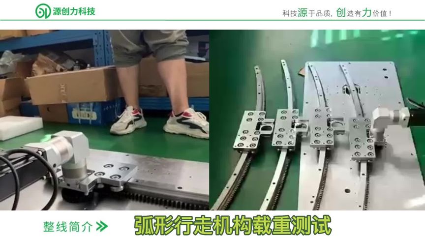 环形导轨输送线-弧形行走机构、环形轨道、滑座、圆弧形导轨