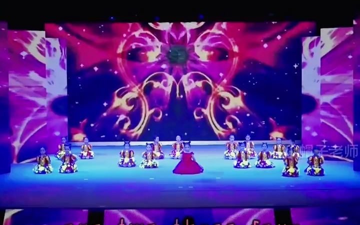 幼儿园舞蹈《送你一朵小红花》,完整版背景视频LED,小班幼儿舞蹈,...