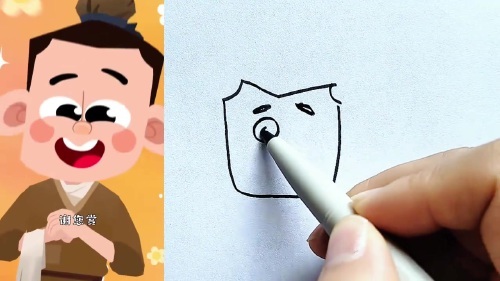 3232. 男生怎么画?创意简笔画,儿童画,一起学画画,人物简笔画