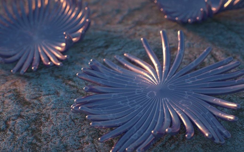 【C4D教程】用运动样条制作海洋生物