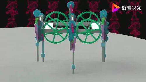 步行机器人设计全揭秘,三维动画呈现震撼效果