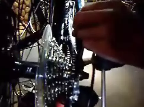 自行车山地车变速器调整2