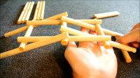如何用15根棍子搭一座桥(达芬奇大桥)