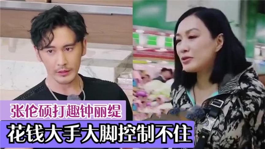 钟丽缇穿水晶裙,张伦硕摔筷子离婚要挟,钟丽缇:不就50万