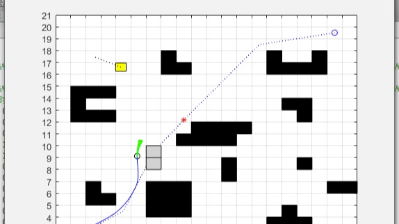 路径规划算法 改进A*和改进动态窗口融合算法 Astar 动态窗口法 Matlab
