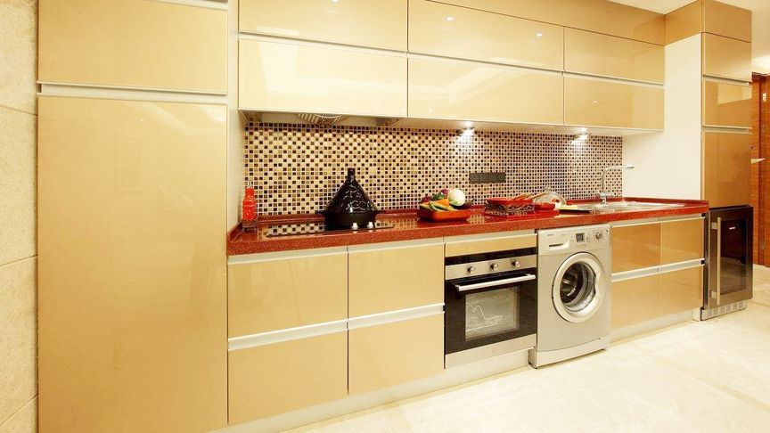 CAD教程,橱柜地柜门板分段做法详解