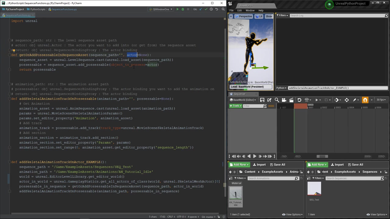 How To Add An Animation Track To Sequencer With Python