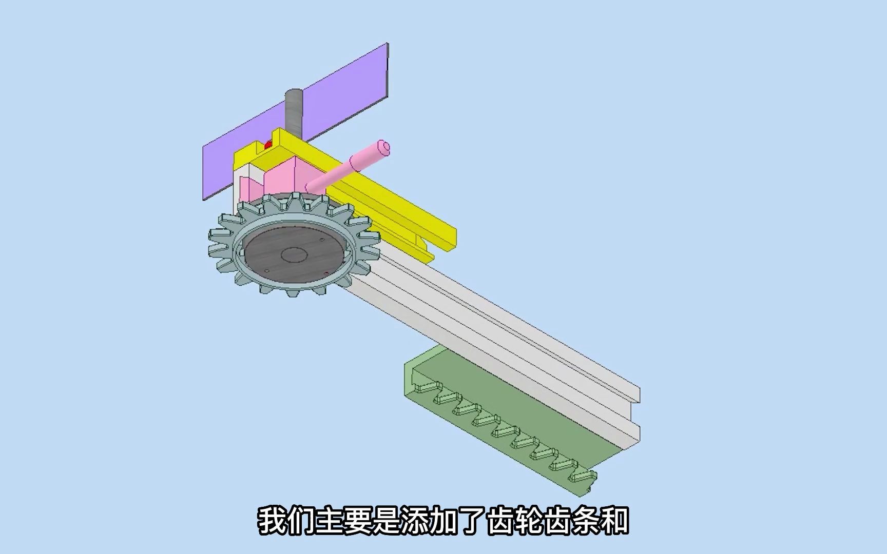 一种单向旋转机构,看上去神奇,其实很简单