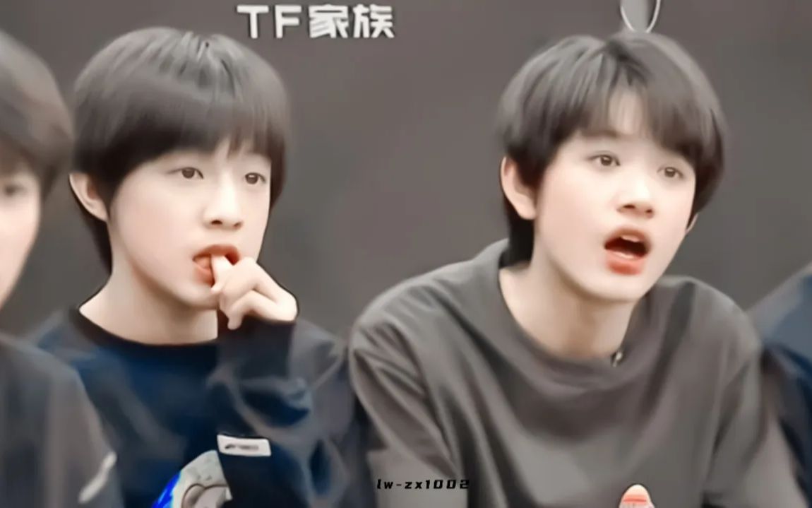 [TF家族reaction]无聊路人来看张泽禹和张极的个人向视频,有被可爱到!