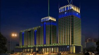 照明工程灯光动画案例,PS夜景制作Media large building effect