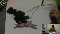 写意荷花绘画基础教程,一学就会非常简单
