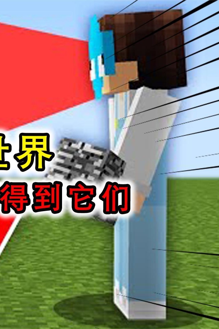 我的世界:当MC玩家看到方块,就能拥有他们?什么都能得到