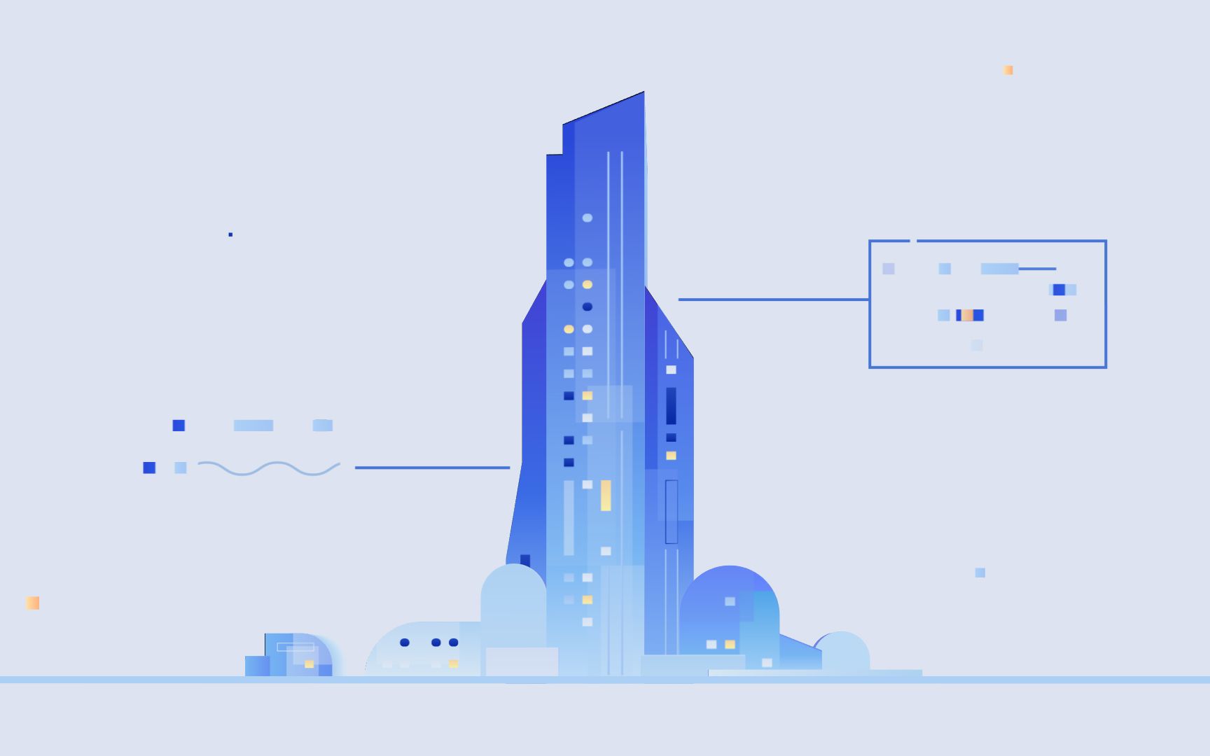 商务风格MG动画丨企风控-构建真实商业关系