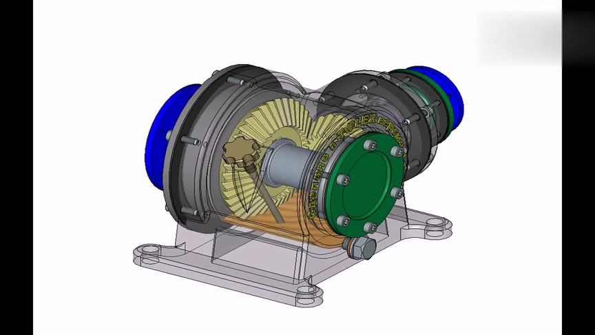 减速齿轮的内部机械结构,看看运行原理